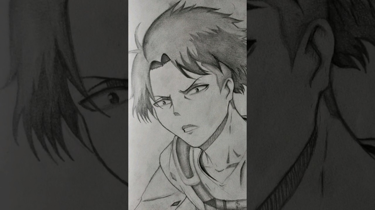 All my Aot drawings - drawn by 12 yr old #anime #aot - YouTube