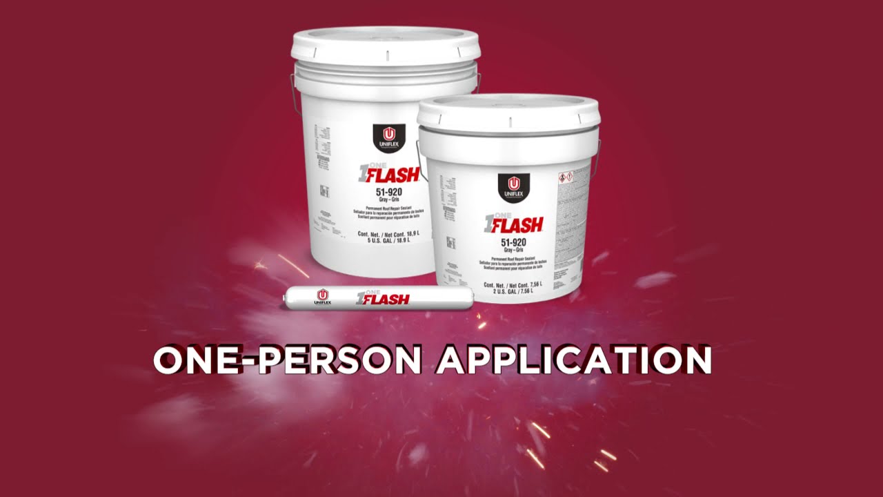 Uniflex OneFlash Step-Saving Flashing and Seam Sealer - YouTube