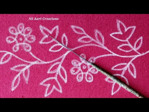 Fully Cut Beads Work Blouse Design With Aari Work | Maggam Works - YouTube