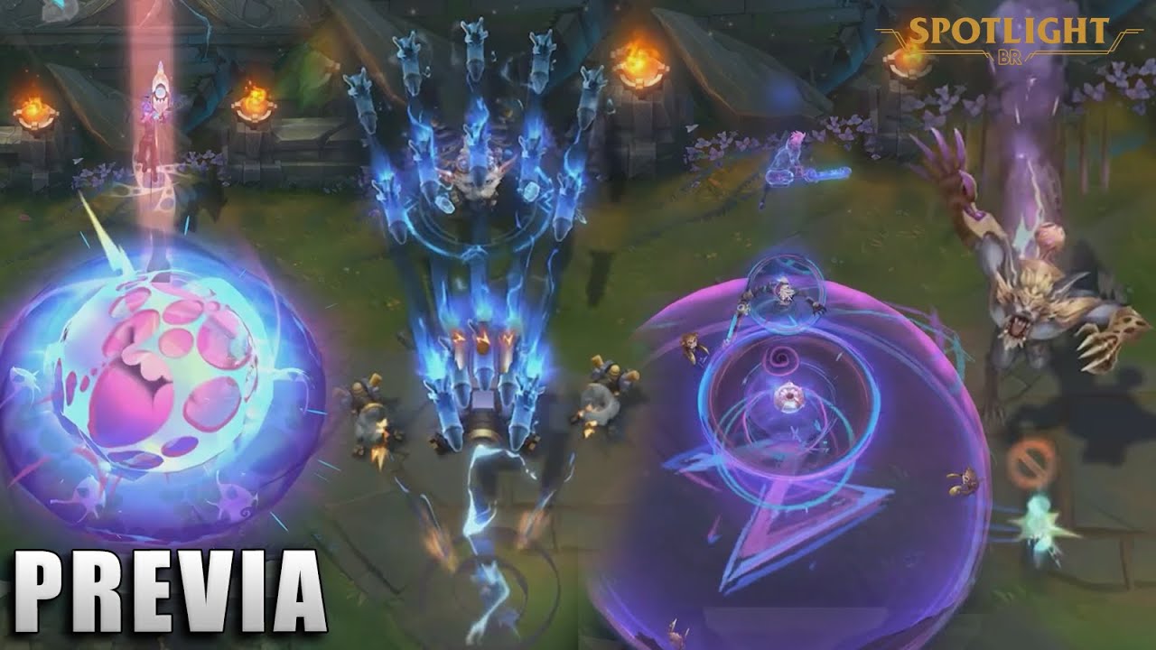 Jinx Fragmentada (EXALTADA), Professor Heimerdinger, Ekko Batalha Final ...
