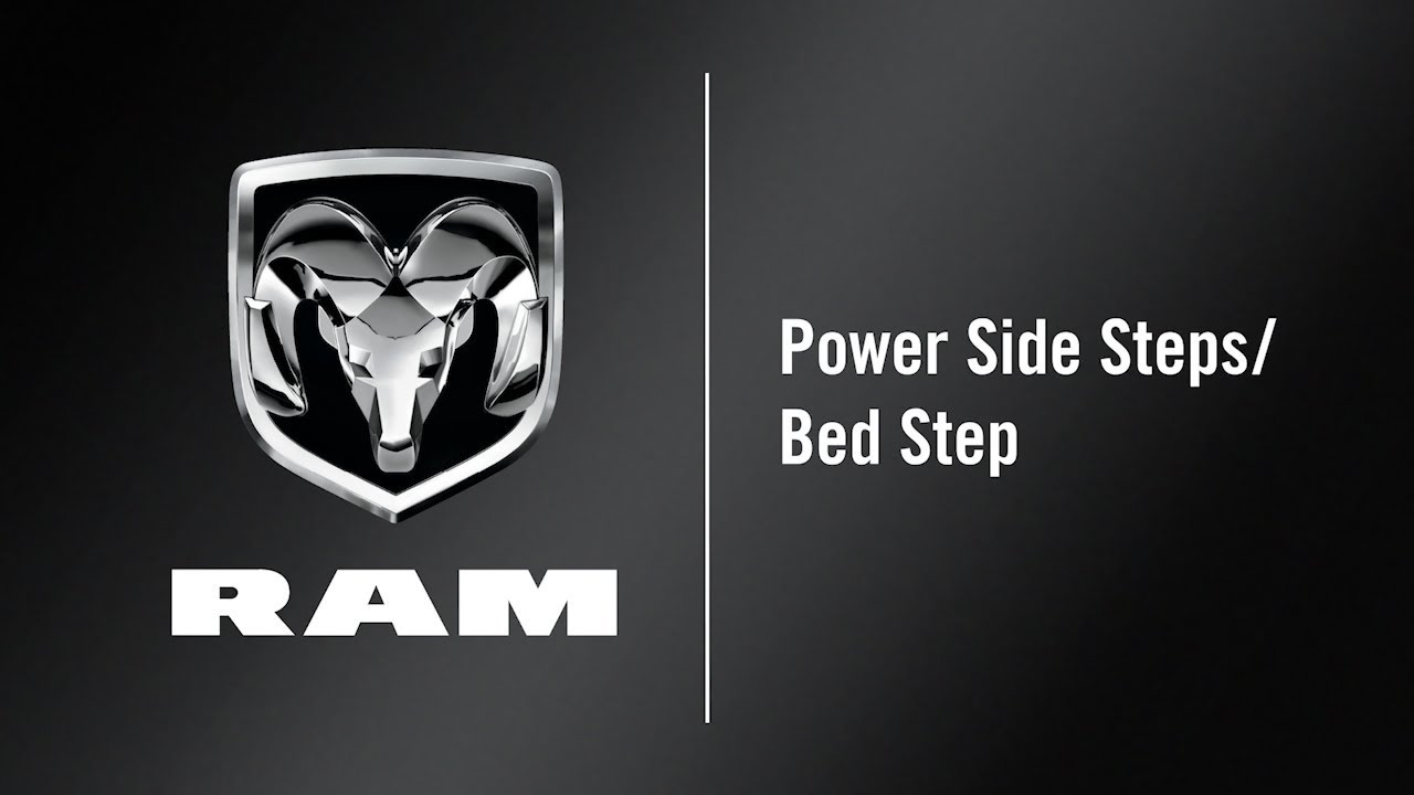 Power Side Steps/Bed Step | How To | 2020 Ram 1500 DT - YouTube