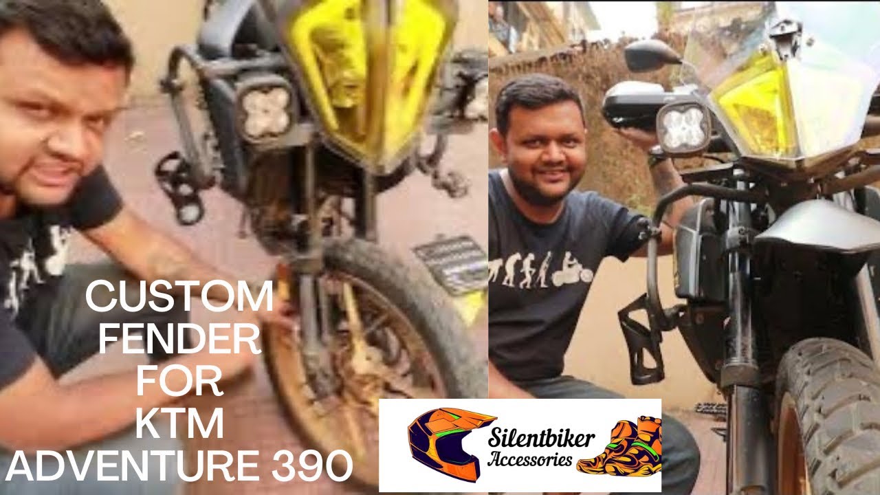 KTM ADV 390 Front Fender Modification | ADV 390 MODS | - YouTube
