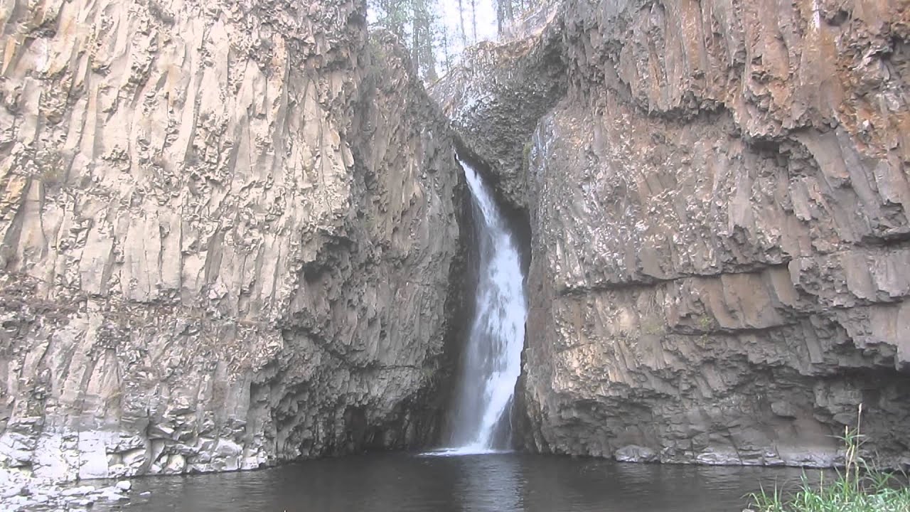 Hawk Falls, Lincoln County, Washington - YouTube