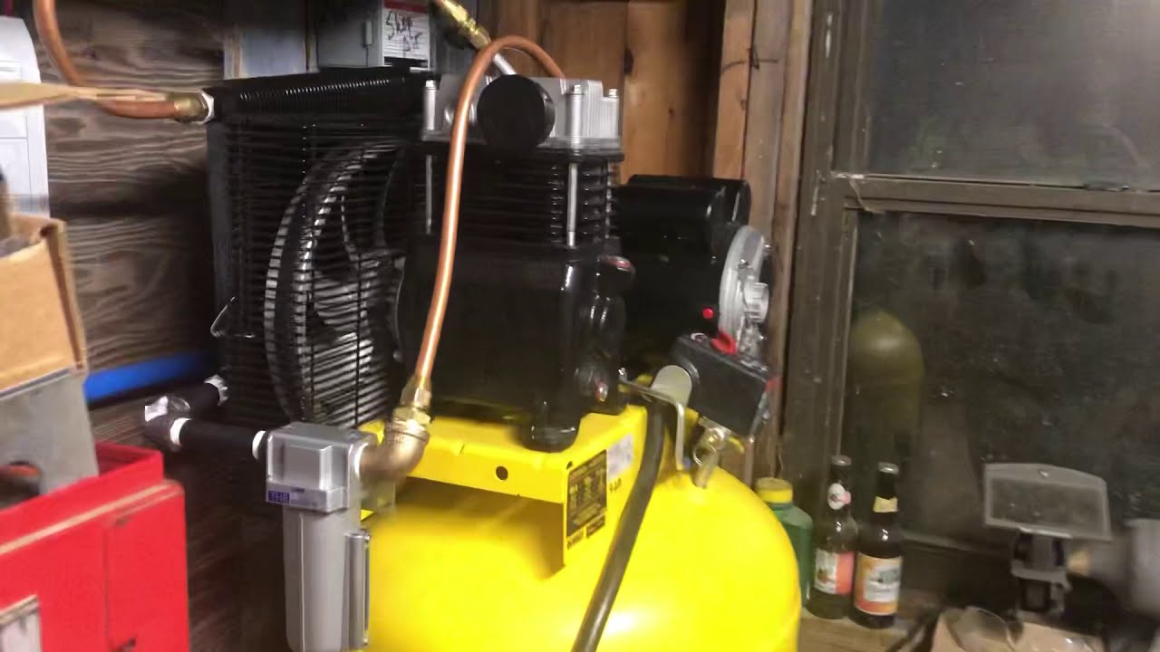 Air compressor after cooler: part 2 - YouTube