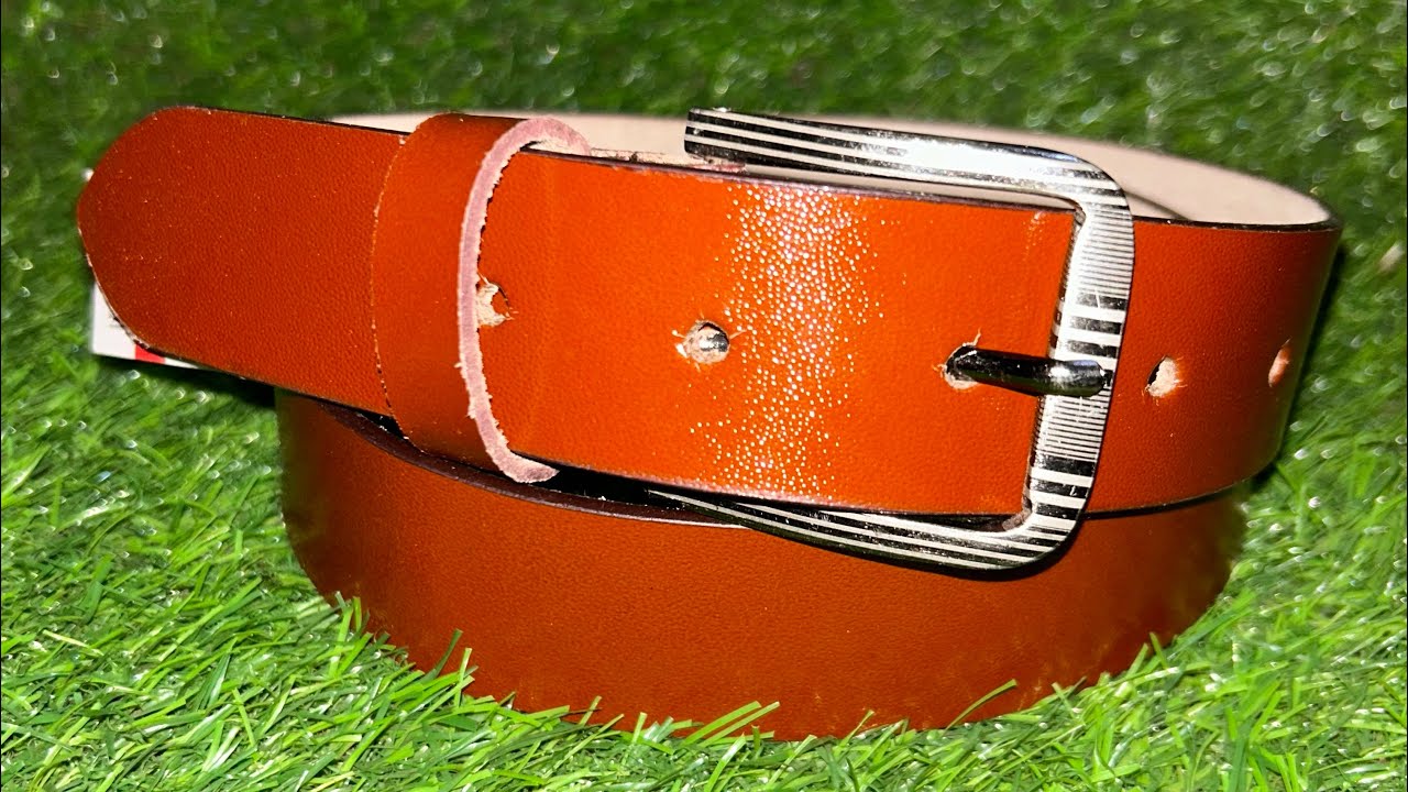 Genuine leather belts | all kind of belts manufacturing | process of ...