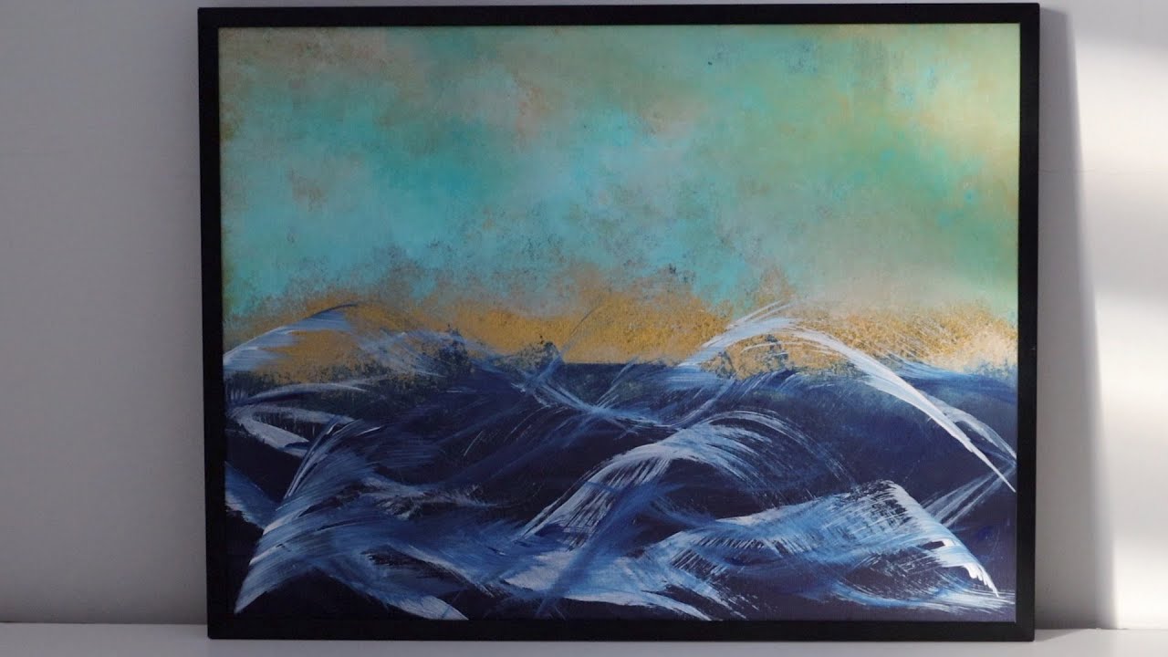 EFFECTIVE ABSTRACT ACRYLIC PAINTING/ ABSTRACT ACRYLIC TECHNIQUES / STEP ...