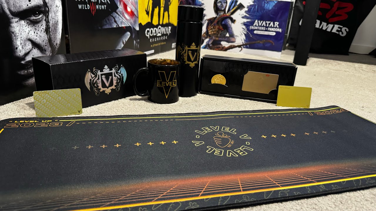 Ebgames Level 5 Collection Unboxing - YouTube