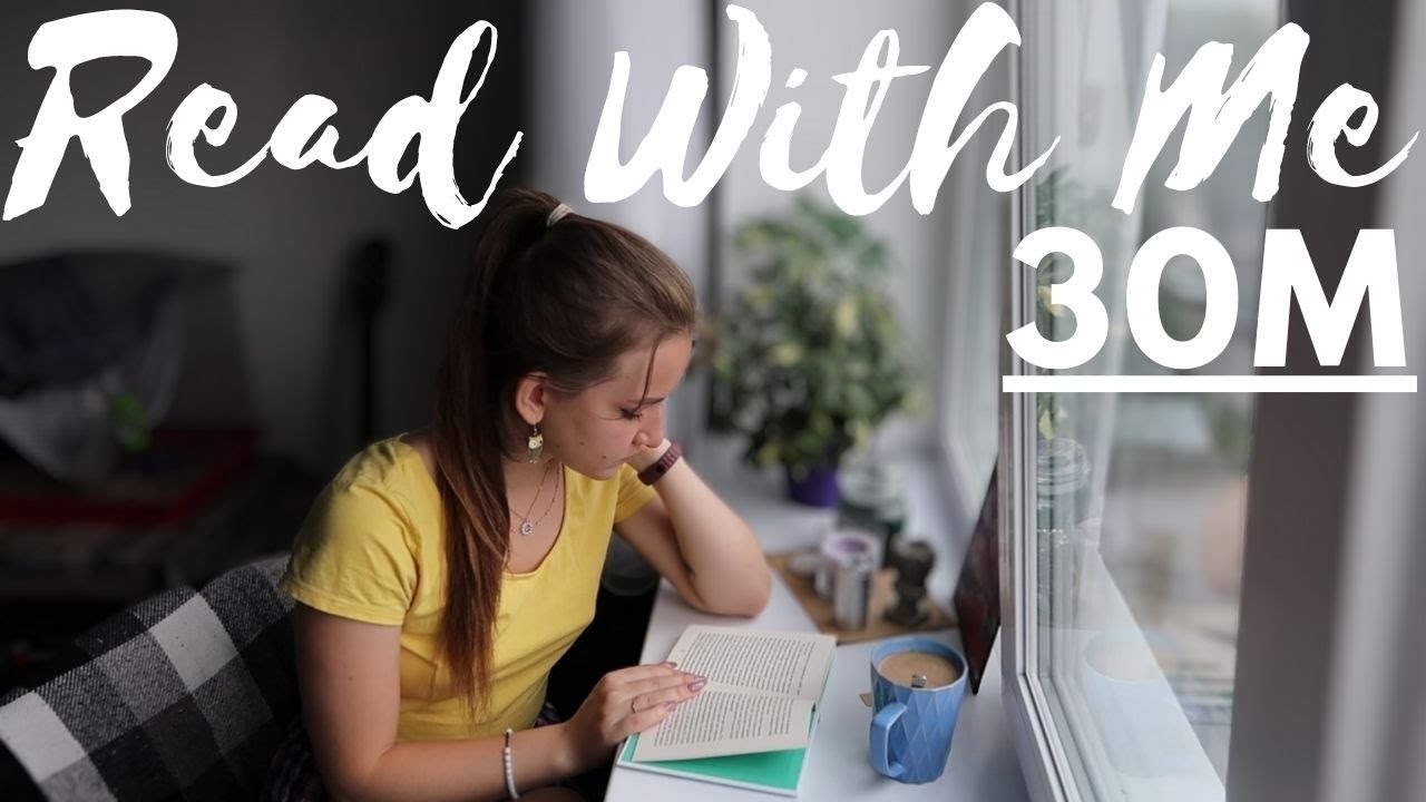 30 Minutes READ WITH ME Cozy Coffee [Real Time] Reading with Ambient ...