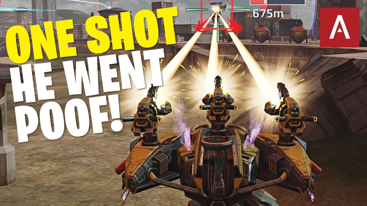 New ONE SHOT KILL Sharanga Using Striker Weapons War Robots Titan ...