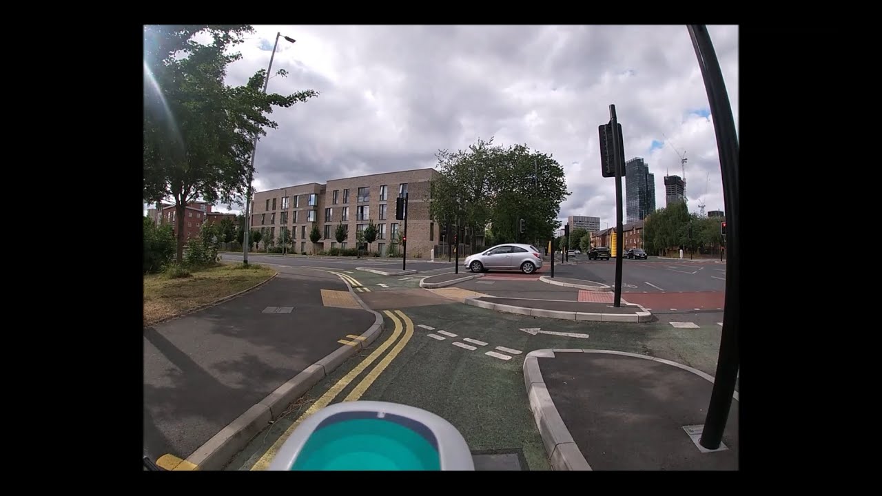Trafford, Manchester and a pair of CYCLOPS junctions. - YouTube