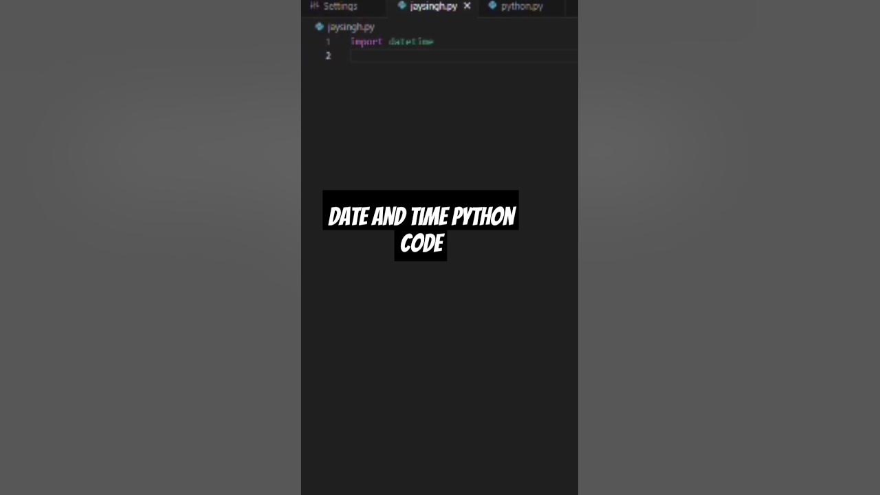 Python Date And Time Codeprogramming Python Pythonprogramming Shorts Youtube 3487