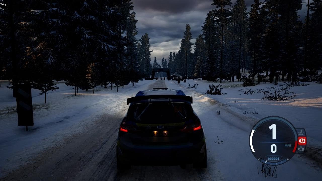 EA WRC - Rally Sweden Stage 1 (4K) - YouTube