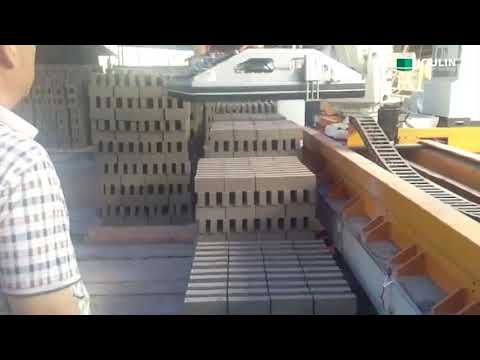Palletizing layers of Bricks - YouTube