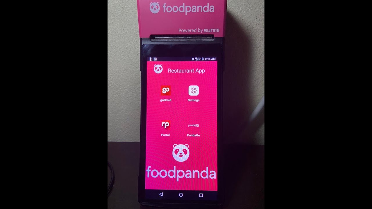 Foodpanda - Penggunaan Device bagi Vendor Foodpanda - YouTube