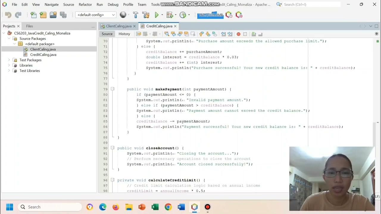 Object Oriented Programing - Credit Card - YouTube