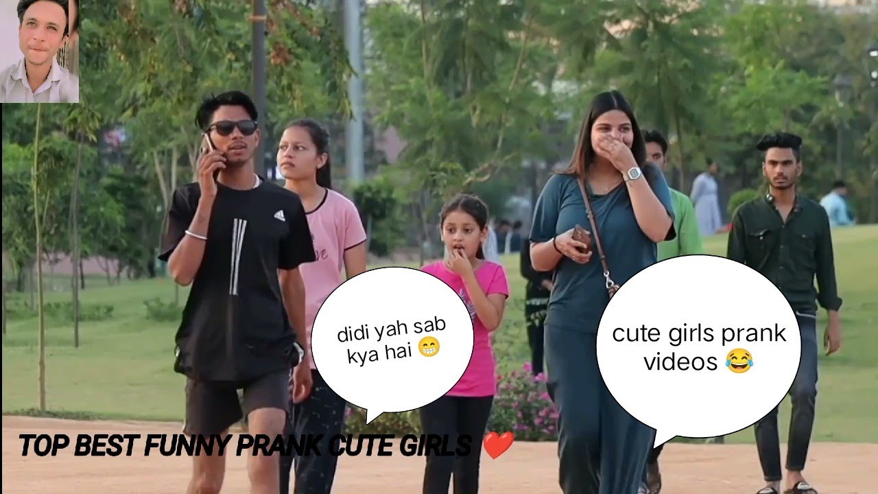 TOP BEST FUNNY PRANK CUTE GIRLS ️| funny prank 😁 | New trending funny ...