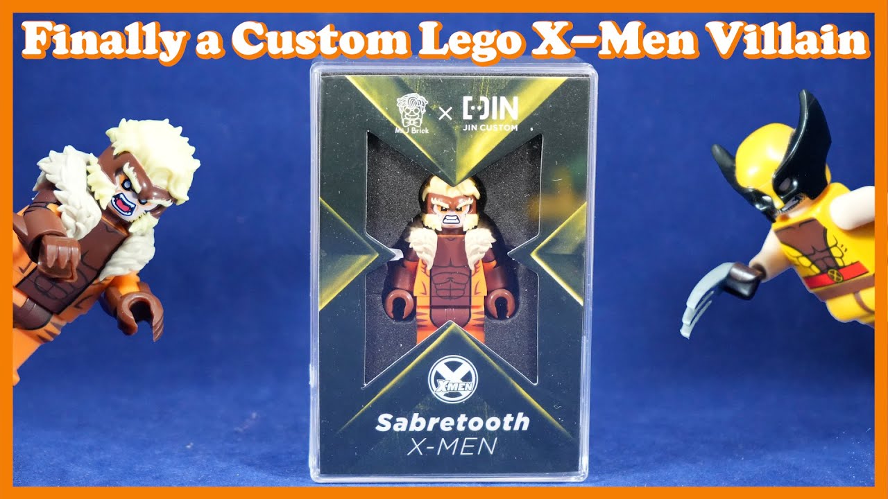 Here Comes the Lego X-Men Brotherhood: Custom Lego Sabertooth by Jin ...