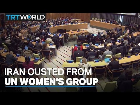Iran ousted from UN women's body over violent crackdown - YouTube