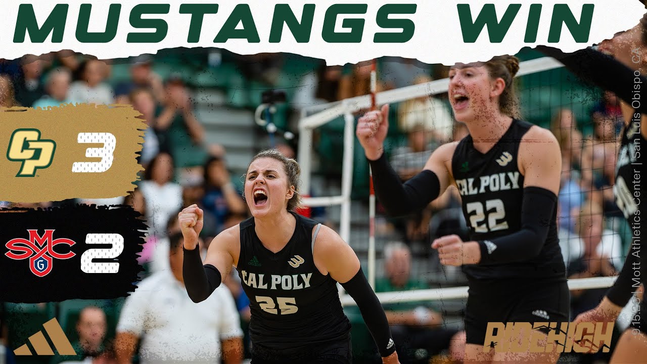 Cal Poly vs. St. Mary's, Women's Volleyball Highlights -- Sept. 15th ...