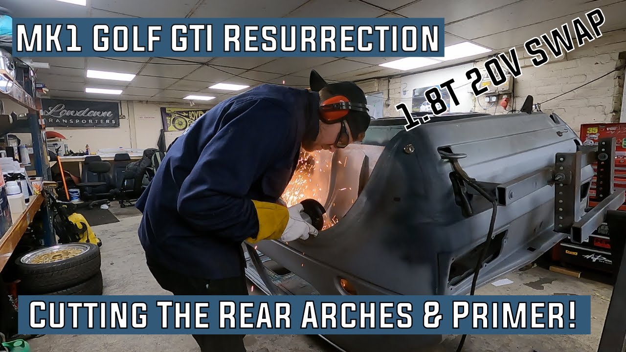 Cutting The Rear Arches & Primer! - 1983 Mk1 Golf GTI Campaign ...