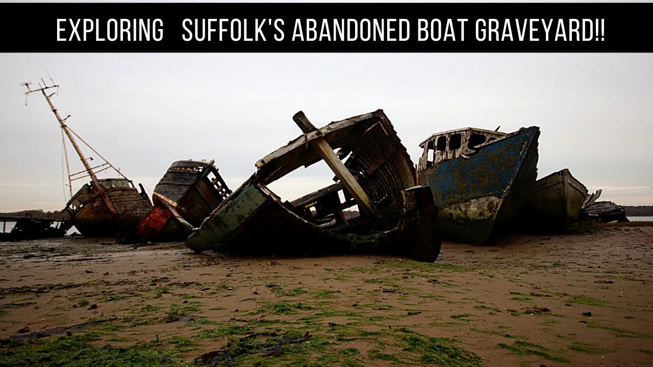 Exploring Suffolk's Abandoned Boat Graveyard!! (Stunning Drone Footage ...