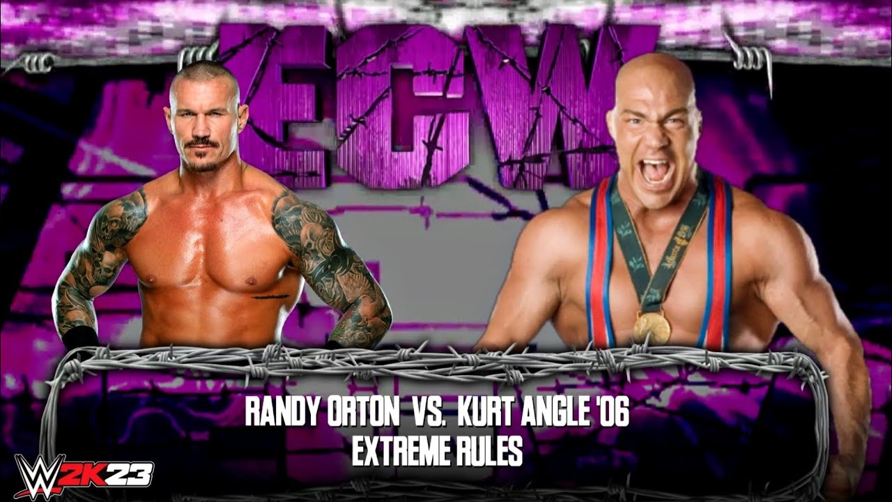 Full Match - Randy Orton vs. Kurt Angle '06: Extreme Rules Match: ECW ...