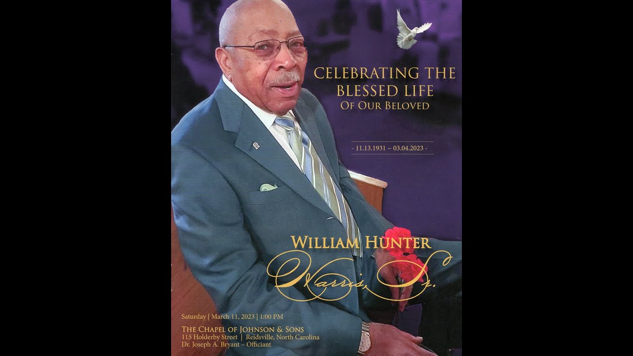 William Hunter Harris, Sr. - YouTube