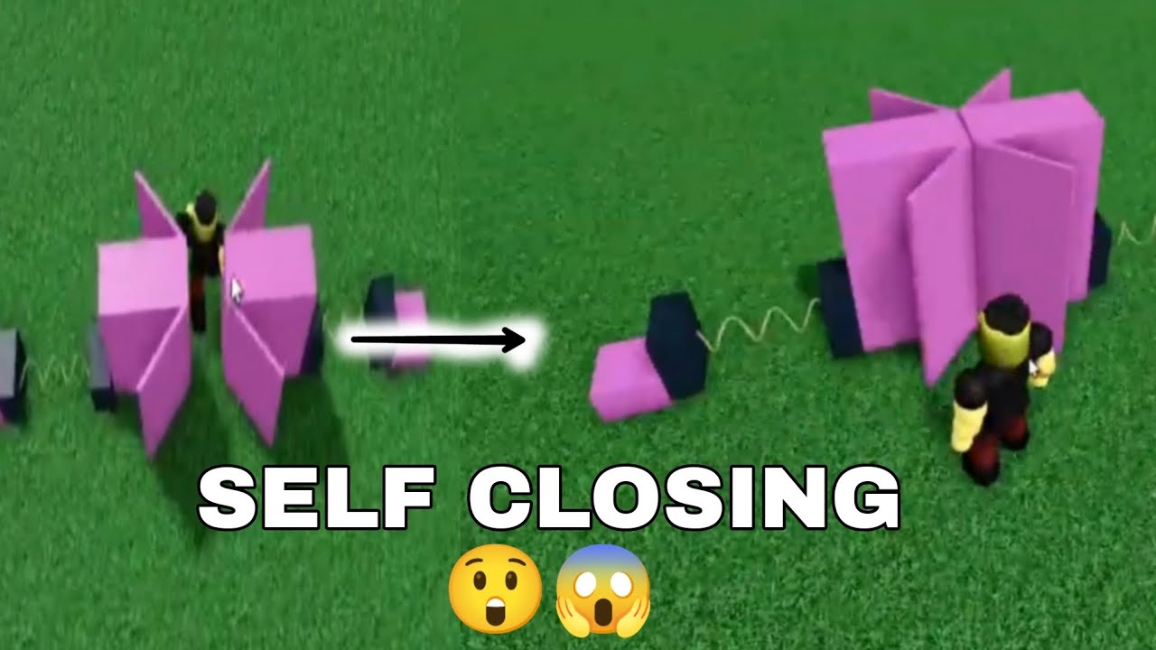 Self-closing door in build a boat - YouTube