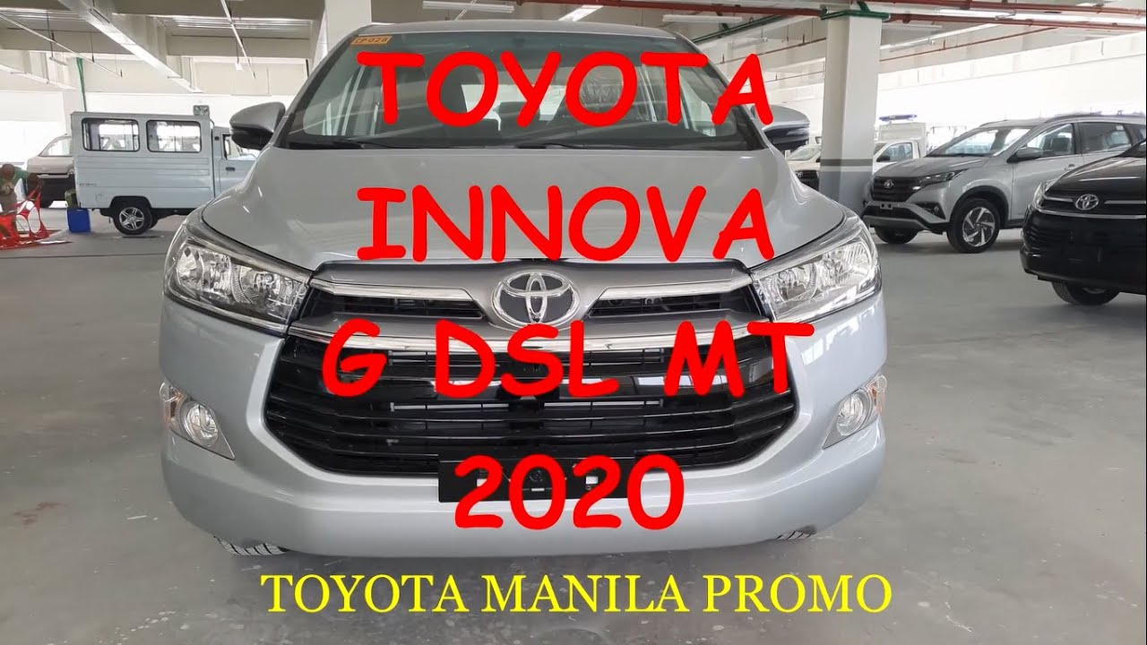 TOYOTA INNOVA G DSL MT 2020 (SILVER METALLIC) PREVIEW - YouTube