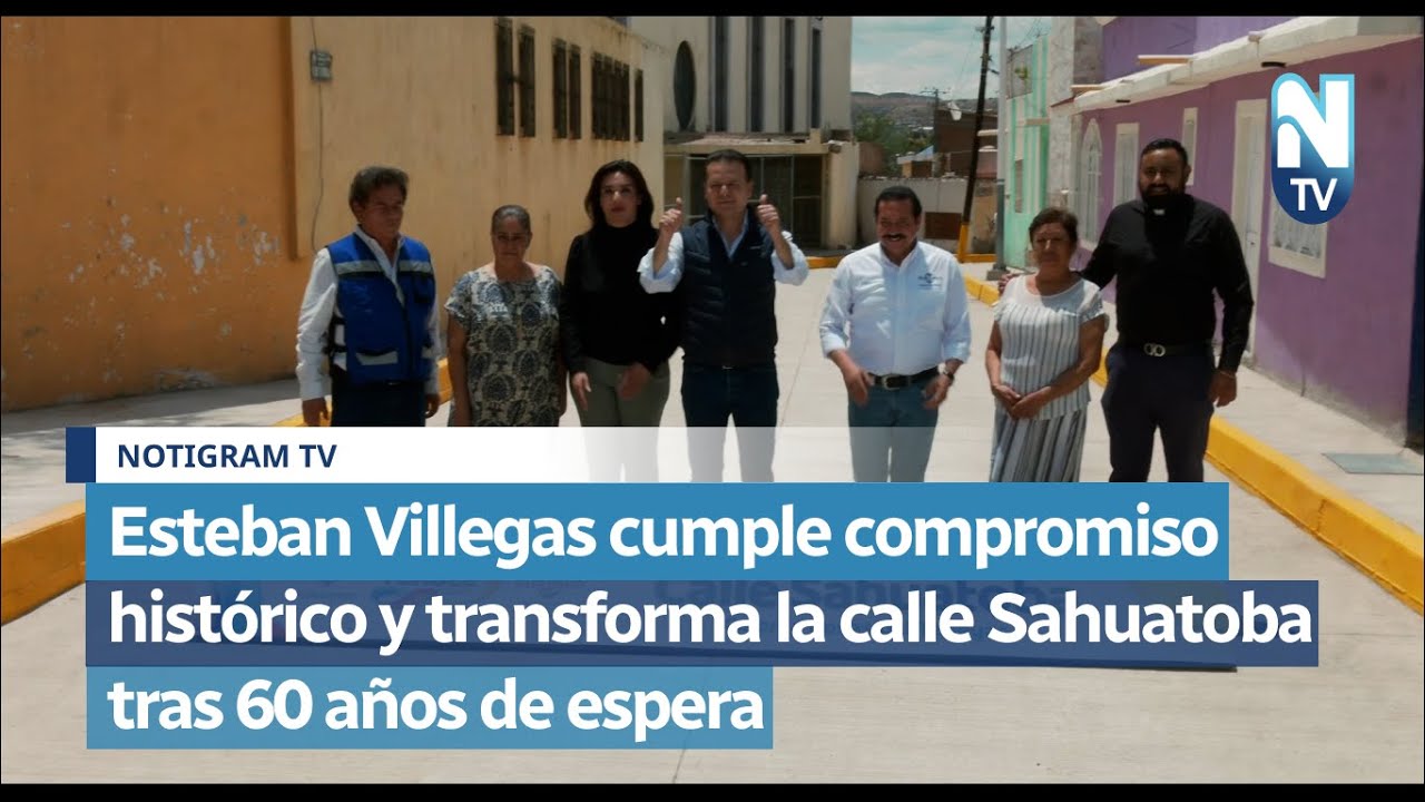 Esteban Villegas cumple compromiso histórico y transforma la calle Sahuatoba tras 60 años de ...