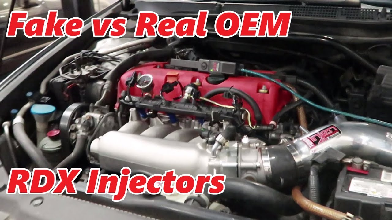 Fake vs Real RDX Injectors - TSX KTuner Dyno Tune Comparison - YouTube