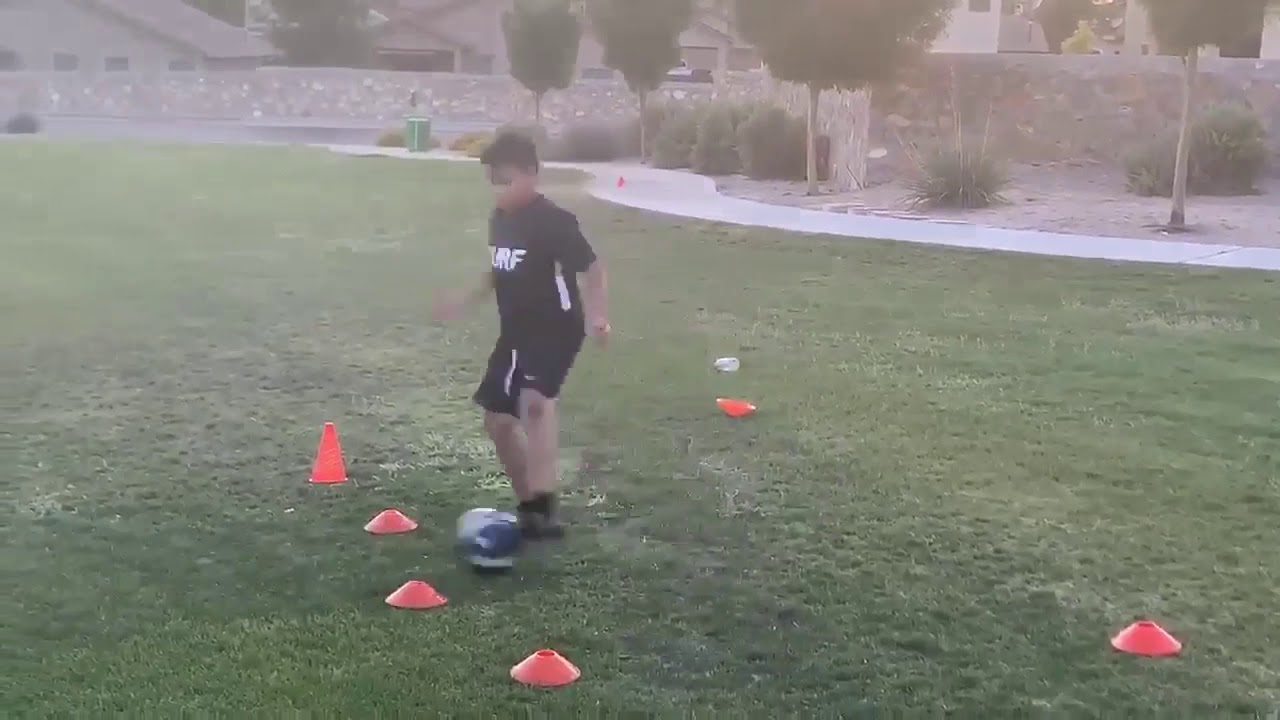 Lateral shuffle ground pass W/ Left foot only` - YouTube