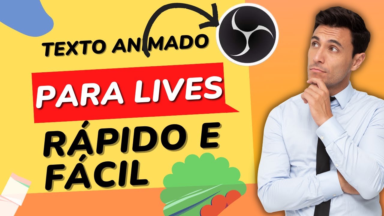 Como fazer um texto animado para suas lives - YouTube