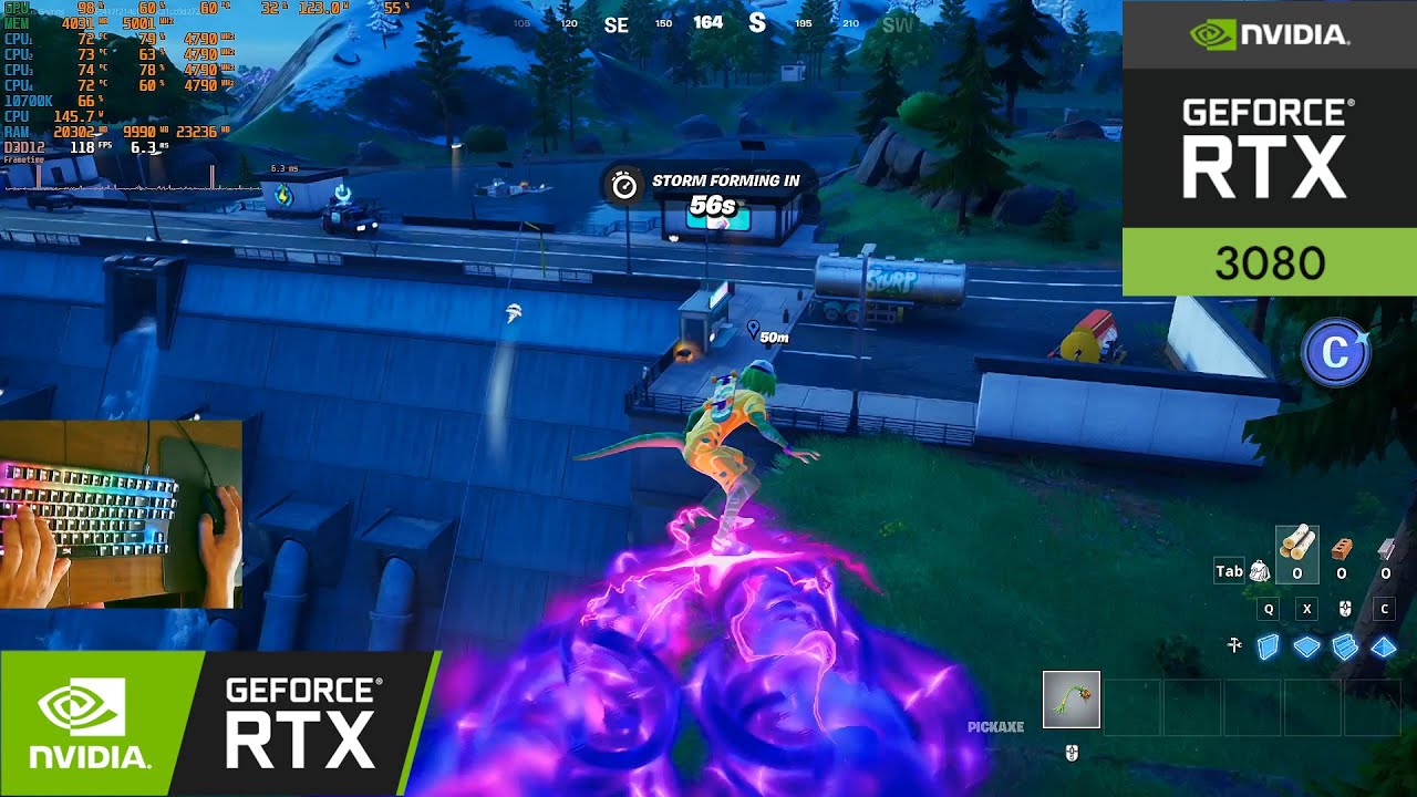 Fortnite Super Update : RTX 3080 10GB ( 1080 Maximum Settings RTX ON ...