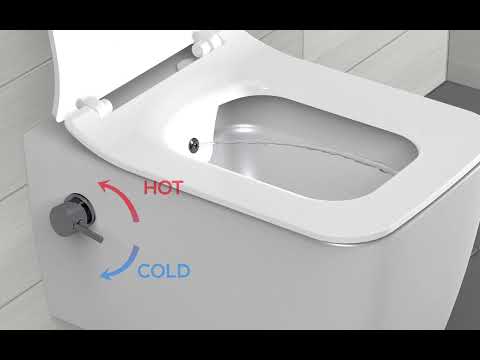 Wc školjka z integriranim bide sistemom CeraStyle HERA