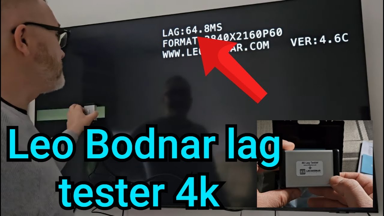 Test urządzenie do pomiaru input lag Leo Bodnar Lag Tester 4k - YouTube
