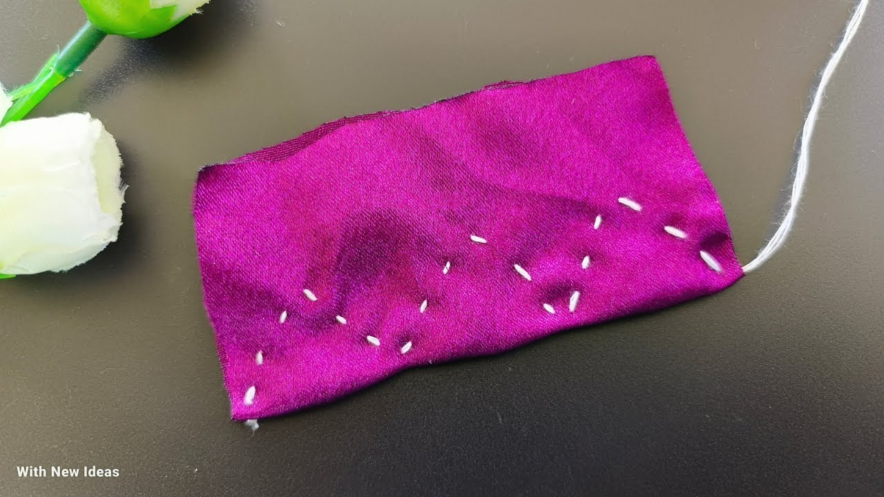 Wow!!!! Beautiful Art Using Fabric Reuse Left Fabric - YouTube