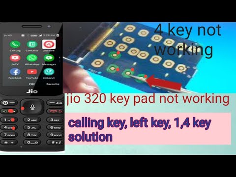 Jio 320 key pad not working problem! jio 320 4 key not working!jio 320 ...