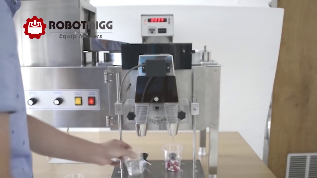 Capsule counting machine YL-2 Counter - YouTube