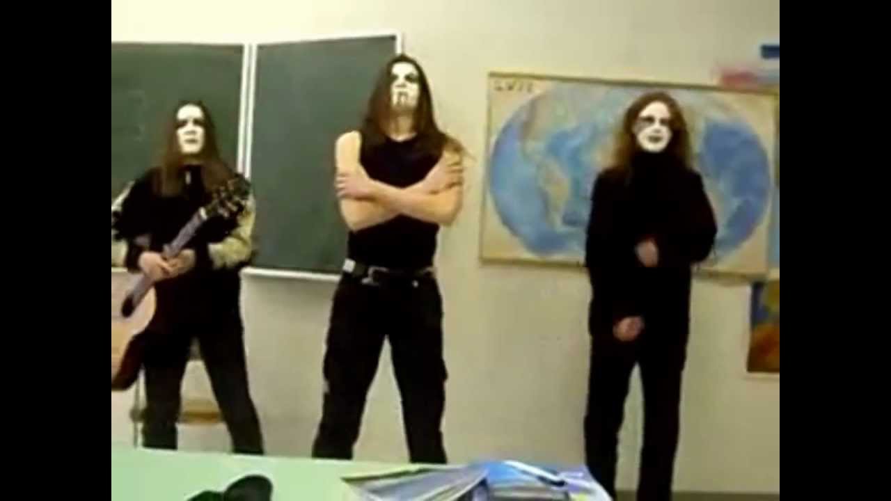 Funny Black Metal School - YouTube