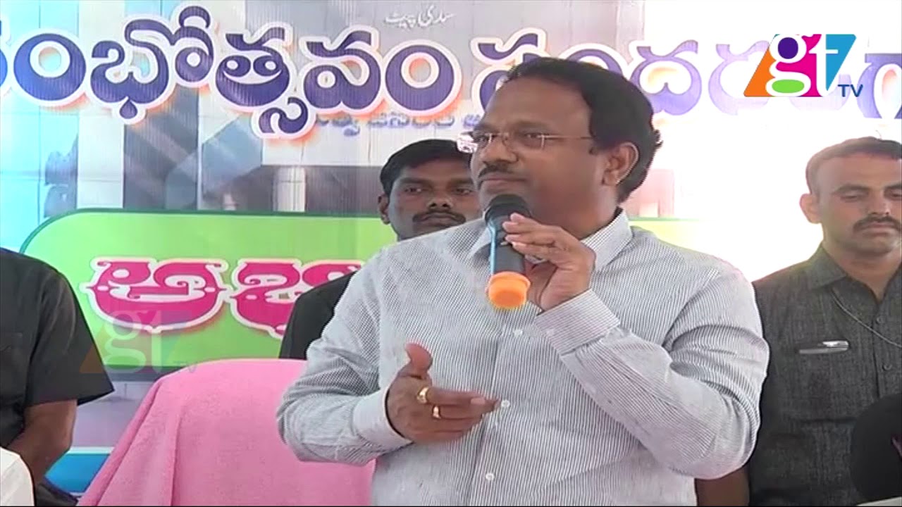 Laxma Reddy praises Harish | Great Telangana TV - YouTube