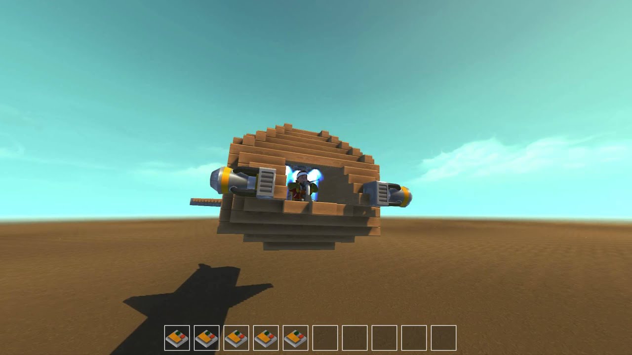 scrap mechanic creation #4 a decent plane - YouTube