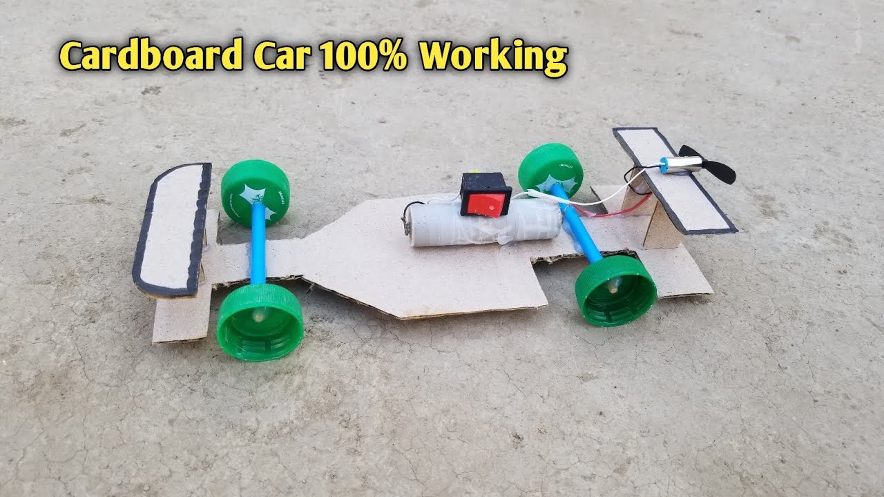 how to make a cardboard sport car at home easy removing 9v battery ...