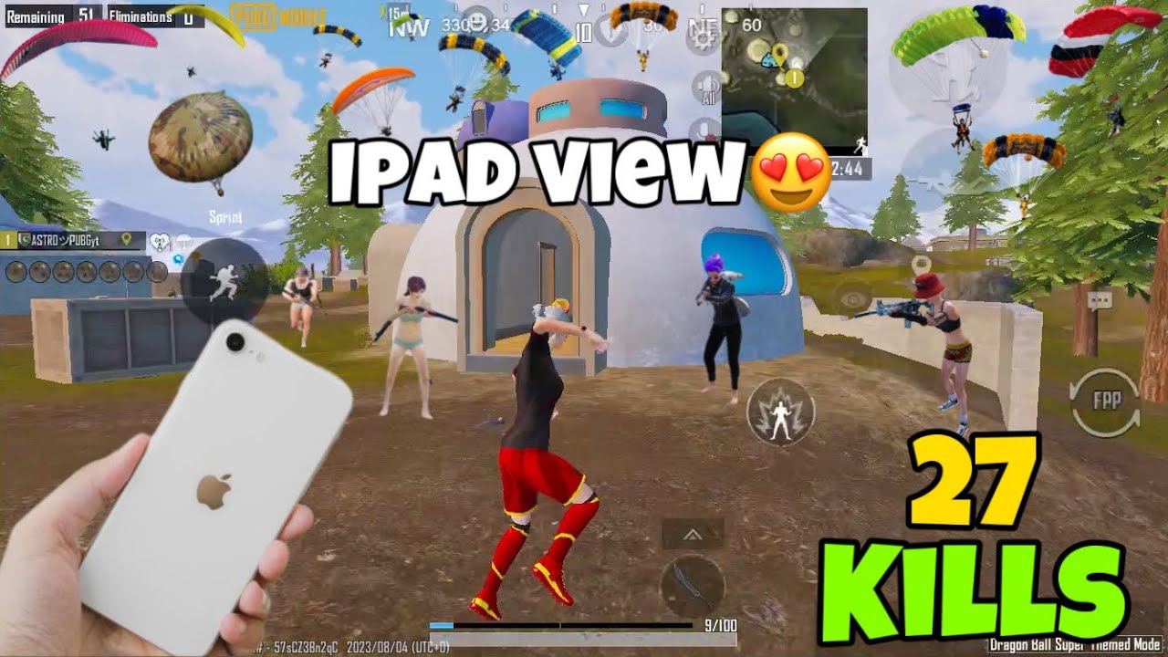 iPAD View In Pubg iPhone SE 2020 | Smooth+60FPS | IPHONE SE 2020 Pubg ...