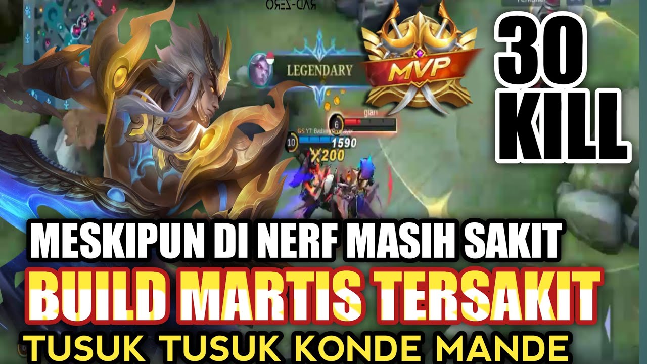 Martis New Meta!! Item Build Martis Tersakit 2022 Terbaru - Martis ...