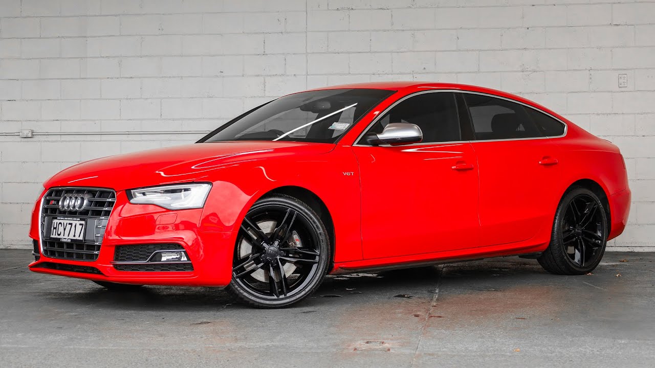 Red 2013 Audi S5 SPBACK 3.0TFSI Q - YouTube