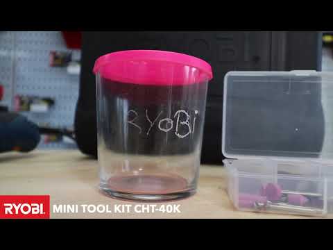 RYOBI CHT-40K Mini Tool Kit - YouTube