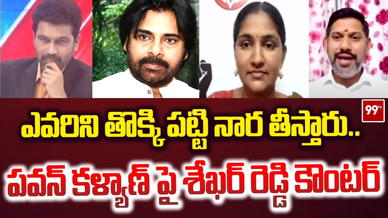 ఎవరిని తొక్కి పట్టి నార తీస్తారు..పవన్ కళ్యాణ్ పై శేఖర్ రెడ్డి కౌంటర్ ...