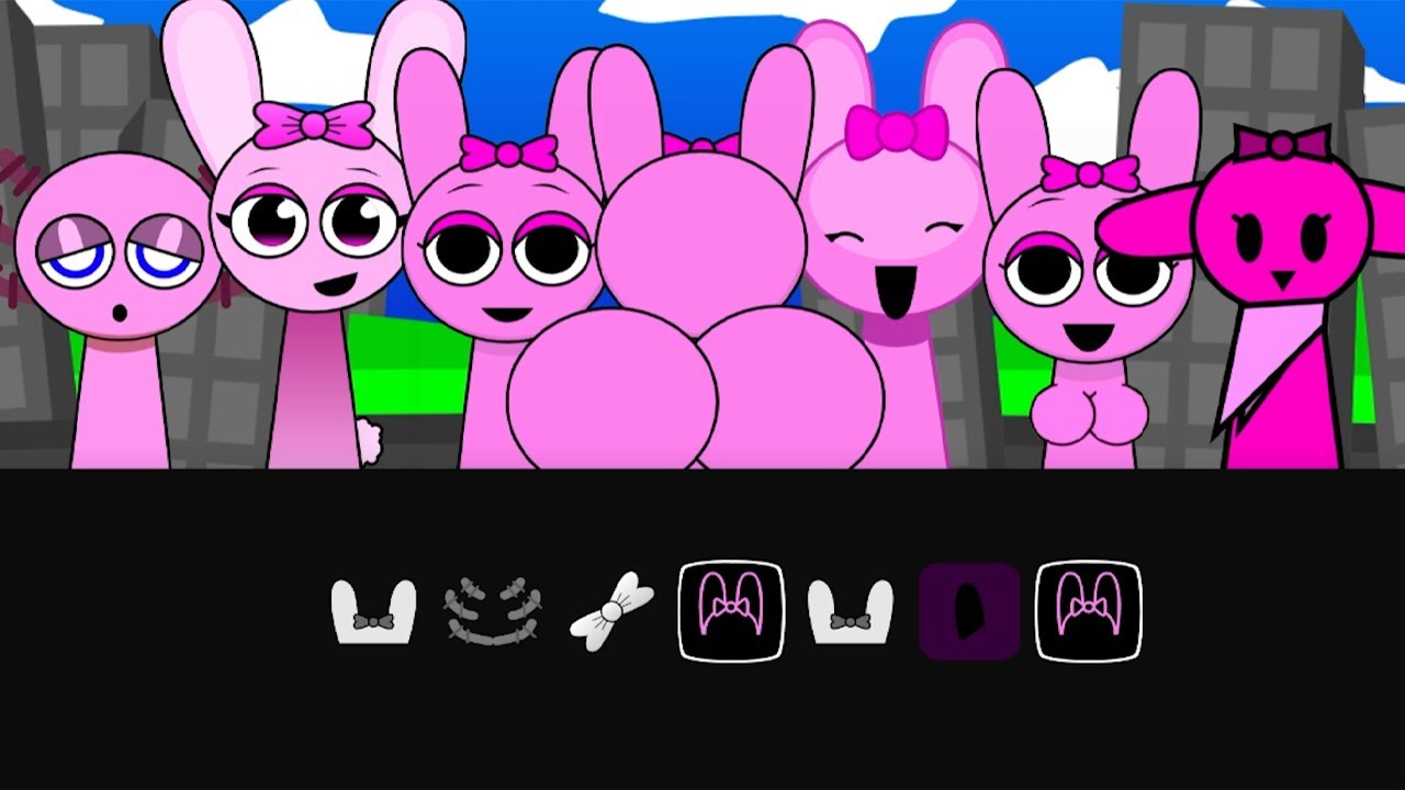 Every Pinki Pink Sprunki Singing Together! NORMAL VS HORROR! - YouTube