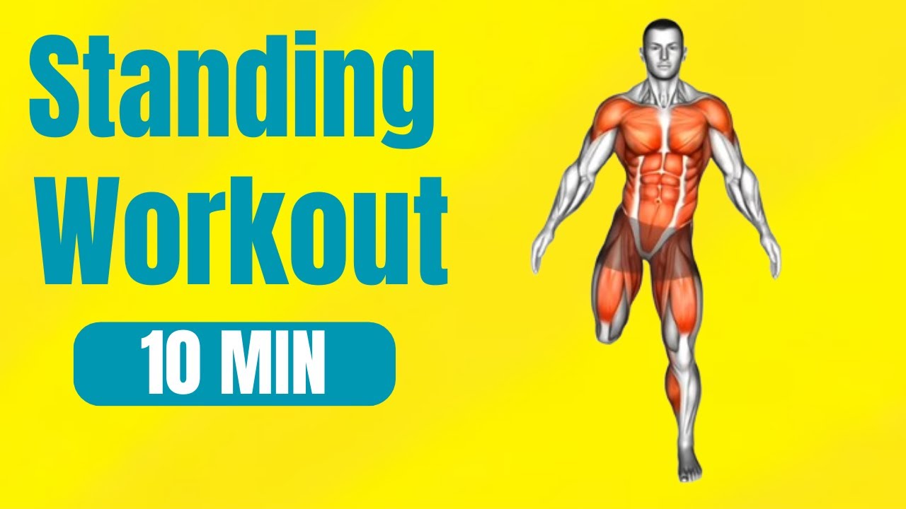10 MIN Standing Abs Workout for Men Lose Belly Fat and Get 6 Pack at ...